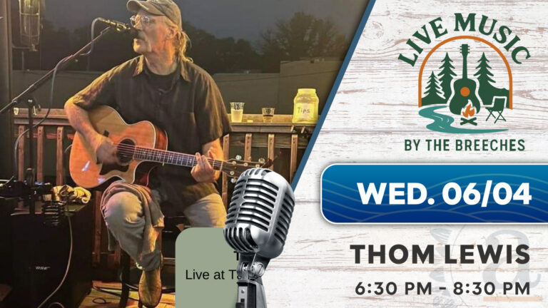 THOM LEWIS – Live Music Wednesdays by The Breeches - Allenberry Resort